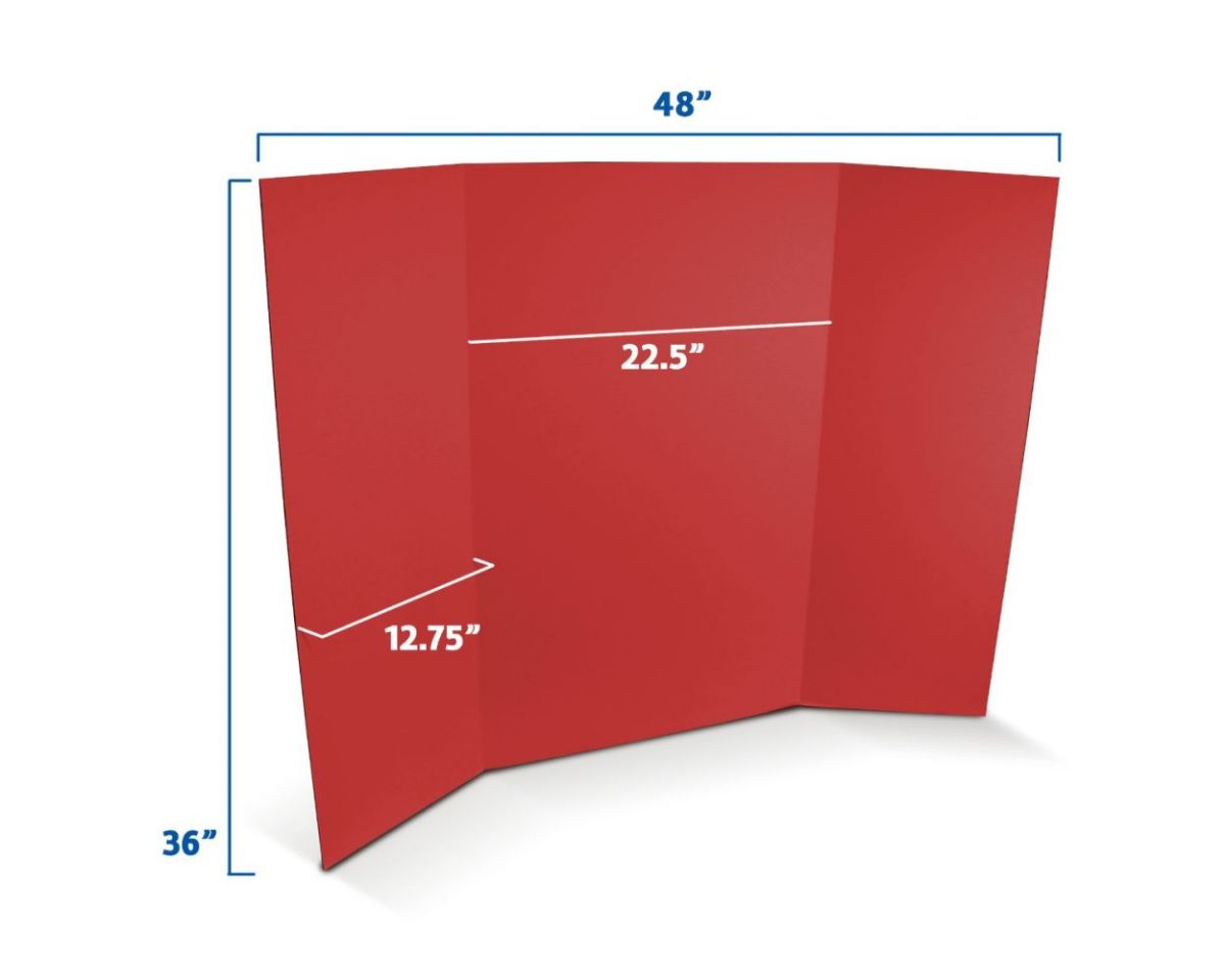 24 Pieces 36" X 48" Assorted Colors Corrugated Project Board - Poster ...