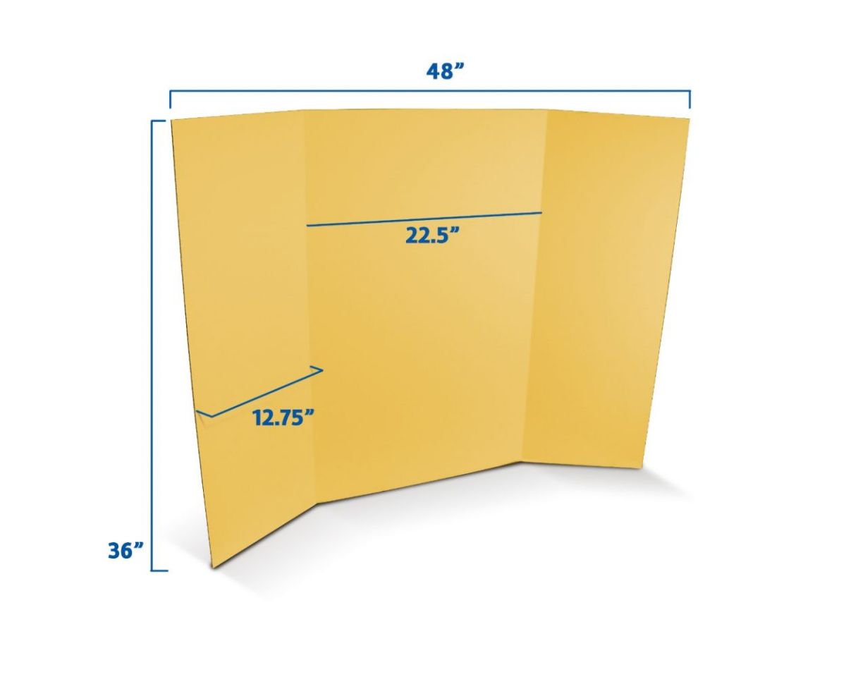 24 Pieces 36" X 48" 1 Ply Yellow Corrugated Project Board - Poster ...
