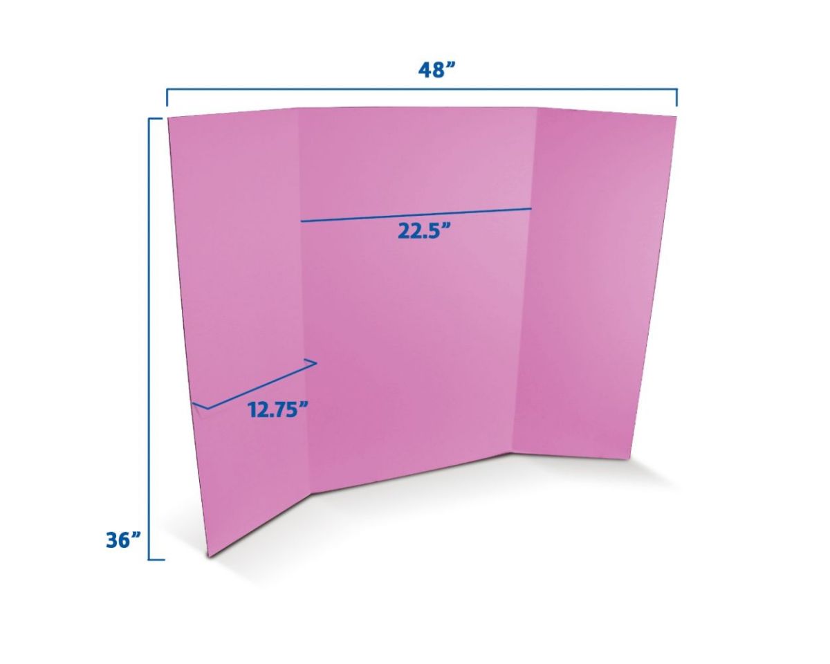 24 Pieces 36" X 48" 1 Ply Pink Corrugated Project Board - Poster & Foam ...
