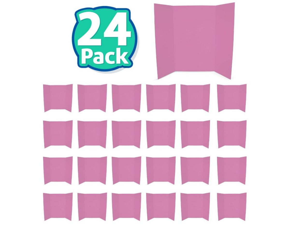 24 Pieces 36" X 48" 1 Ply Pink Corrugated Project Board - Poster & Foam ...