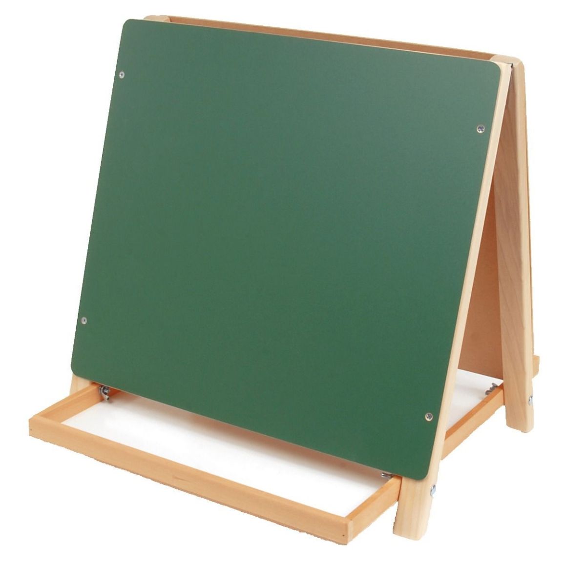 Two Sided Table Top Easel - Green Chalkboard / White Dry Erase 18.5" X 18" - Dry erase - at ...