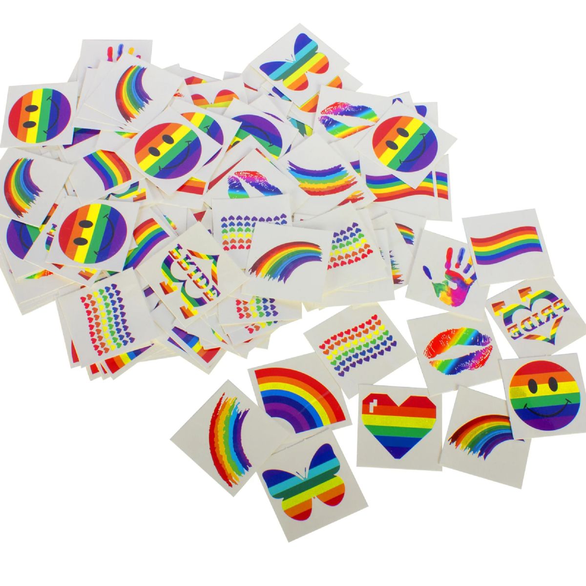 6624 Pieces Rainbow Tattoos 144's - Costumes & Accessories - at ...