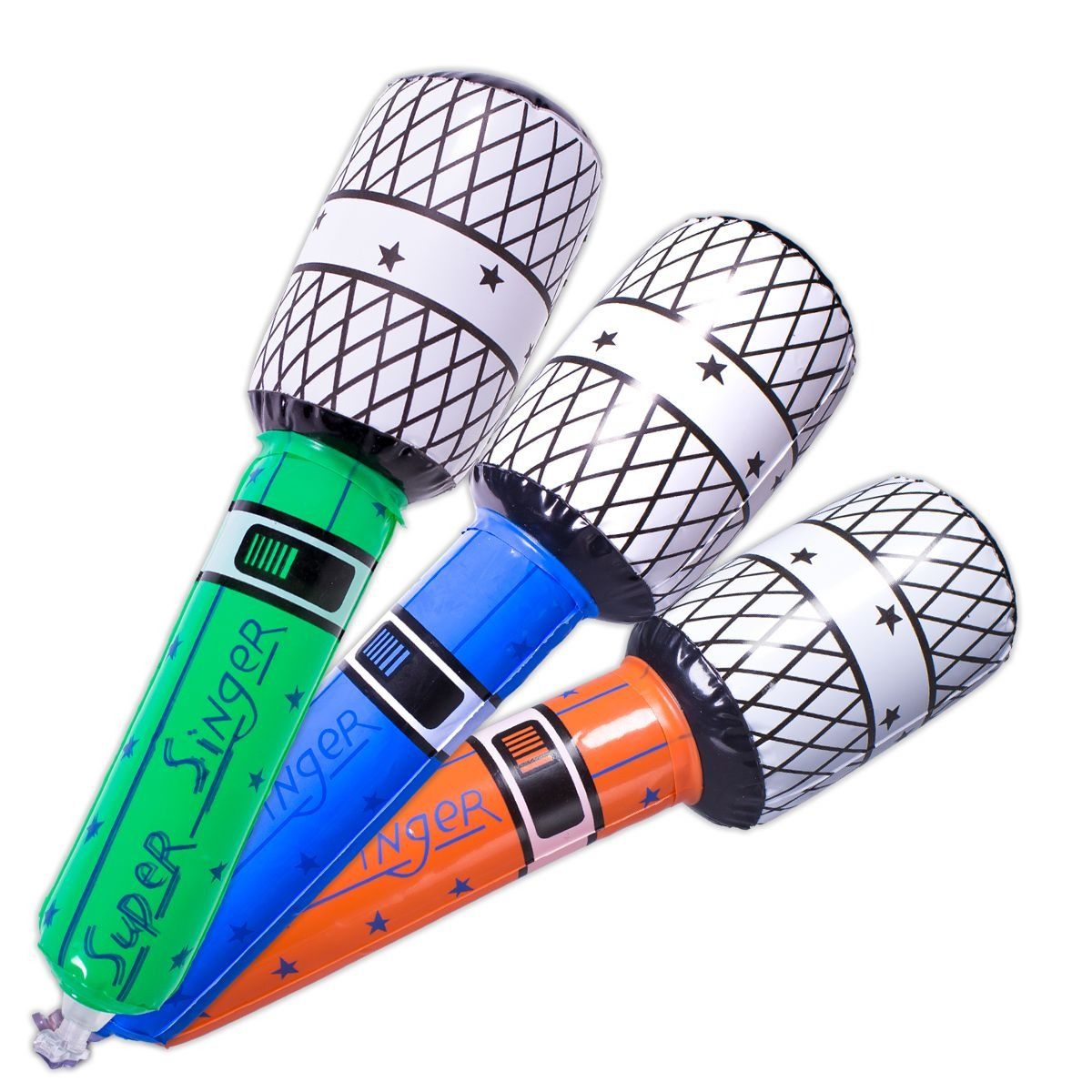 204 Pieces Inflatable 10 Inch Microphones (dozen) - Costumes ...