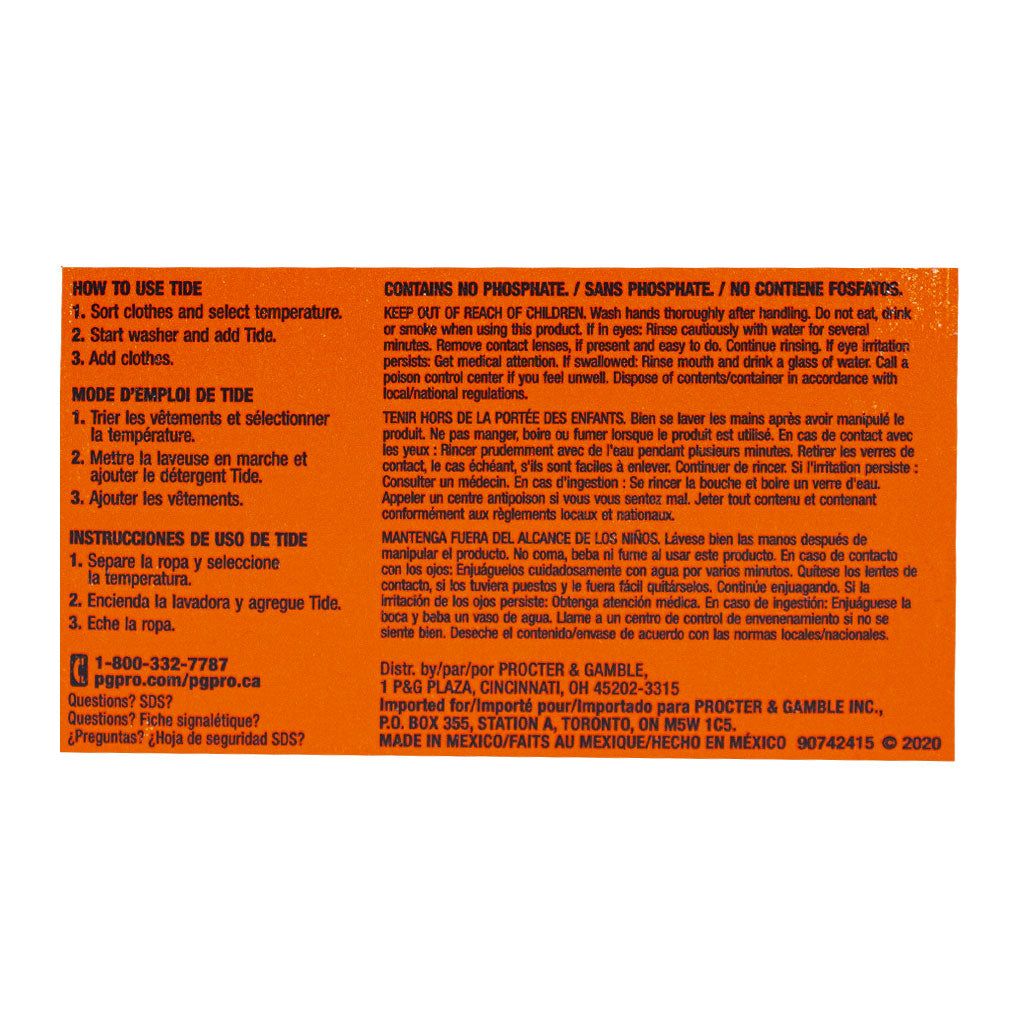 Travel Size Tide Laundry Detergent Powder - 1.4 oz. - WSD