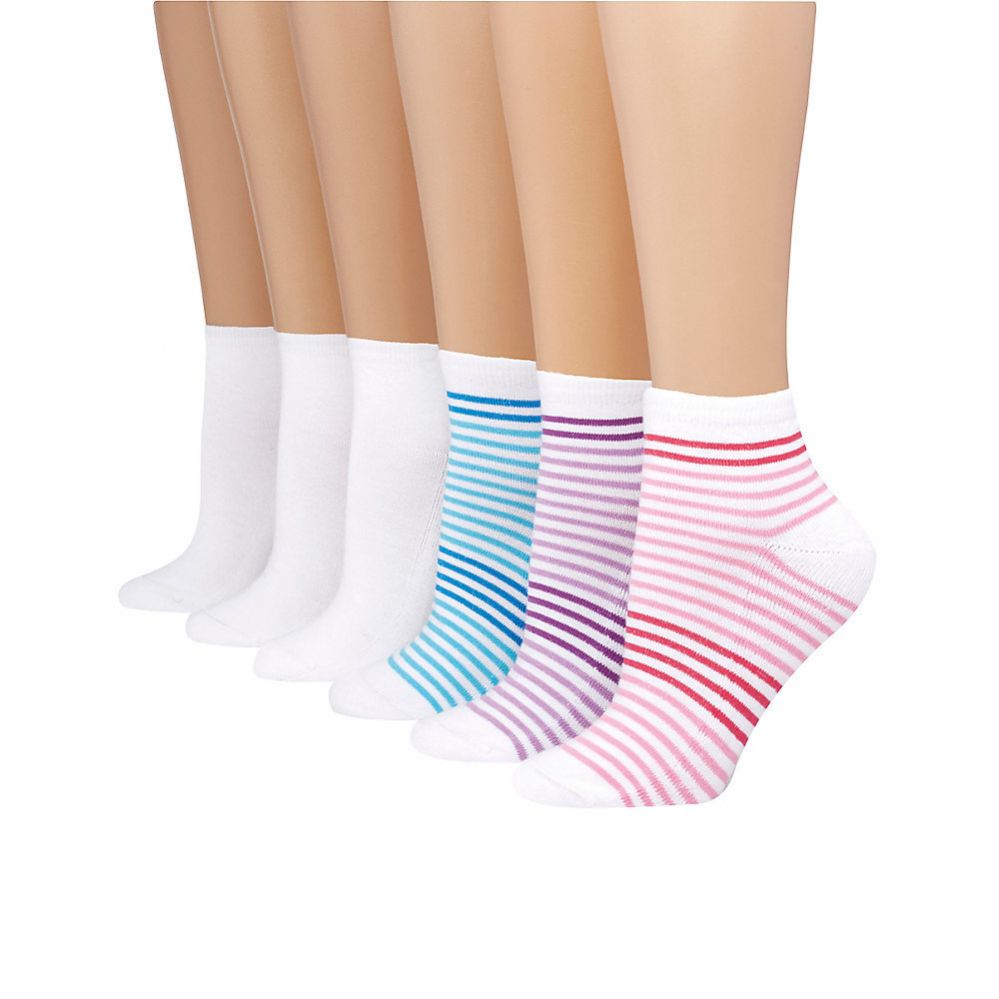 Wholesale Hanes Women's Ankle Socks - Assorted Colors - WSD