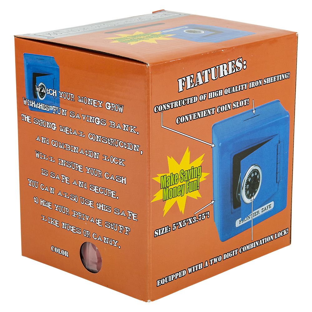 Bulk Frontier Combination Safe Bank - Wholesale Sock Deals