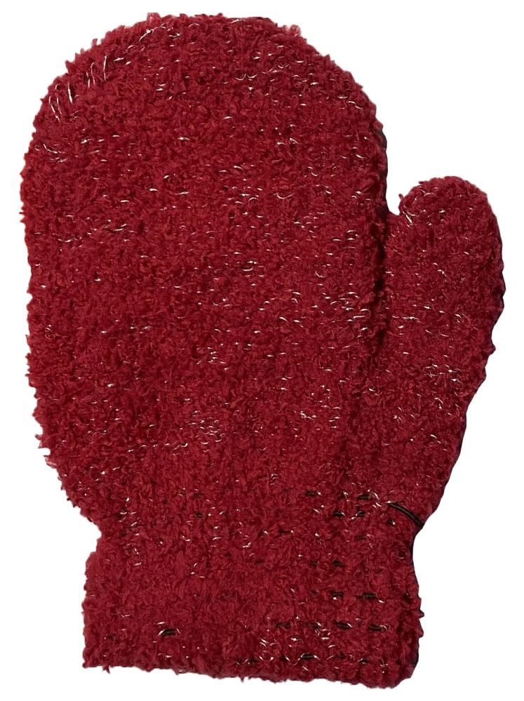 36 Pairs Yacht And Smith Kids Unisex Glittery Mittens In Assorted ...