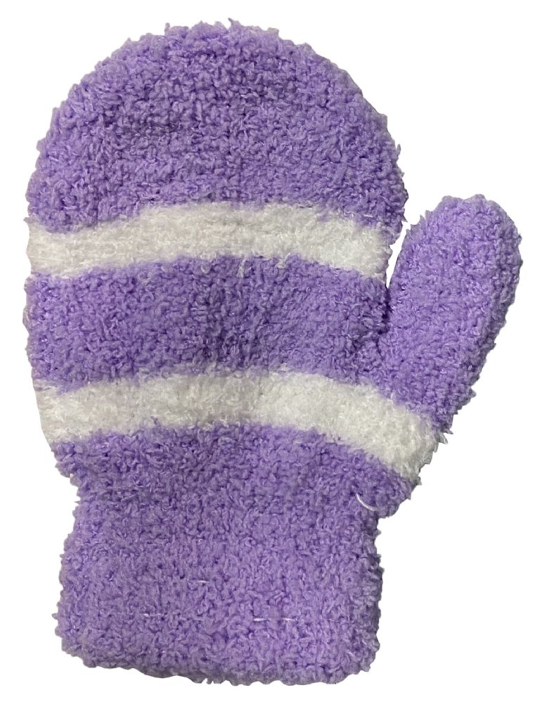 36 Pairs Yacht & Smith Kids Striped Fuzzy Mittens Gloves Ages 2-7 ...