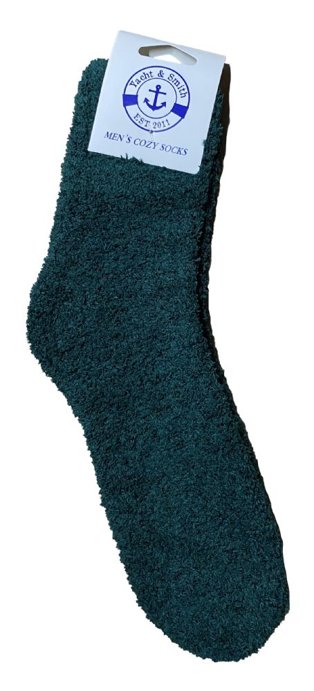 48 Pairs Yacht & Smith Men's Assorted Colored Warm Cozy Fuzzy Socks ...