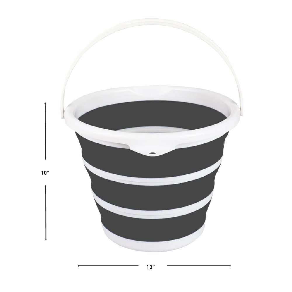 12 Wholesale 2.6 Gallon Collapsible Plastic/silicone Bucket With ...