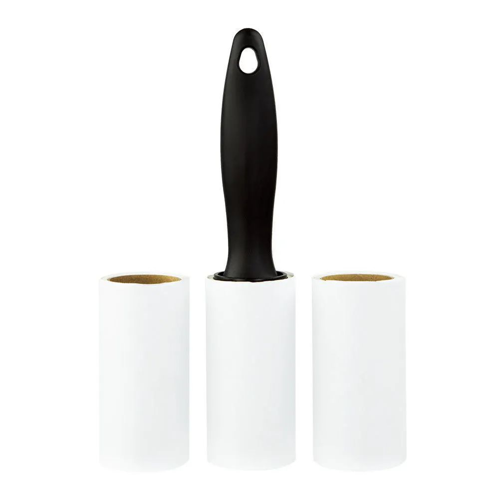 24 Wholesale Home Basics 60 Sheet Lint Roller With 2 Refillable Rolls ...