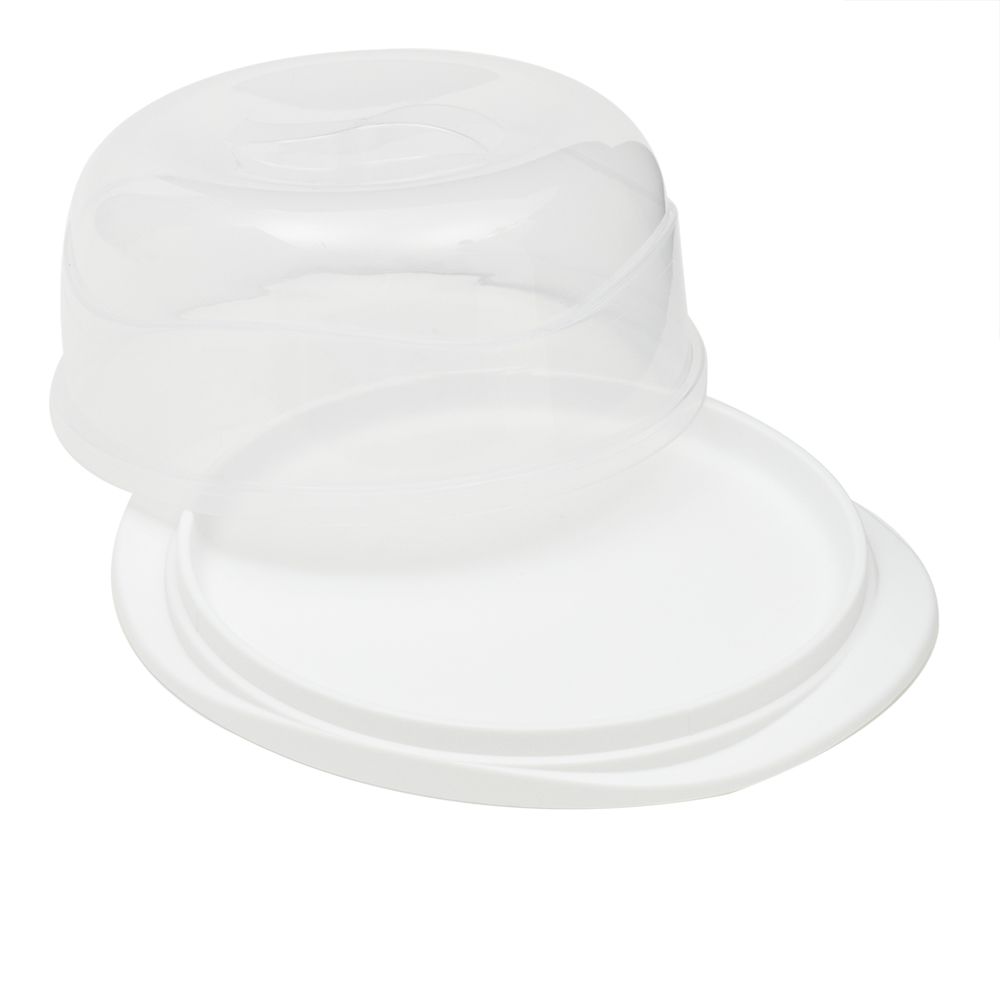 6 pieces Home Basics Round Cake Keeper With Lid - Food Storage ...
