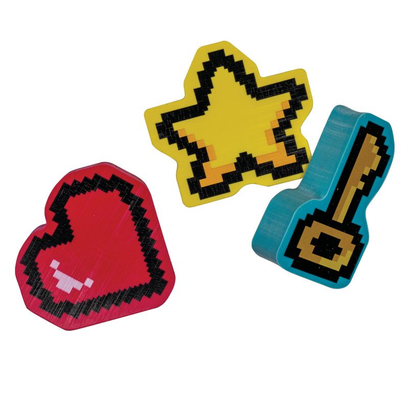 96 Pieces Retro Pixel Game Erasers - Erasers - at - alltimetrading.com