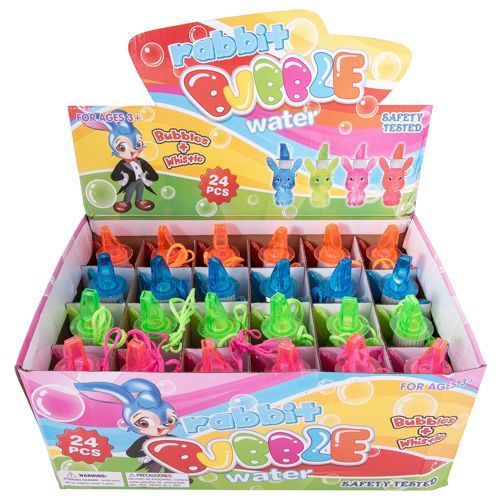 8 pieces Rabbit Bubble Whistle (24 Pack) - Bubbles - at ...