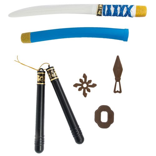 36 Wholesale Ninja Play Set - 6 Piece Set - WSD