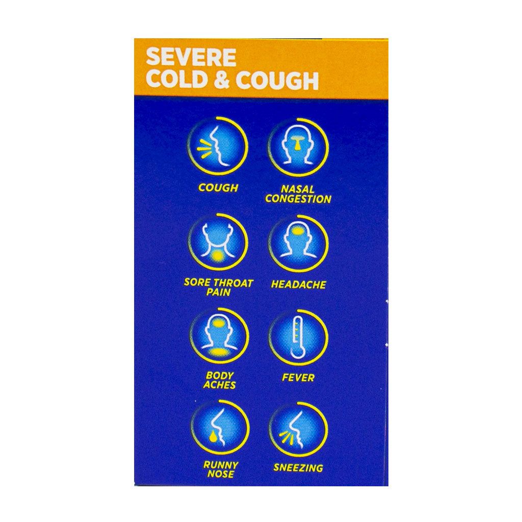 Severe Cold Cough Relief Nighttime - Box Of 6 Packets - at ...