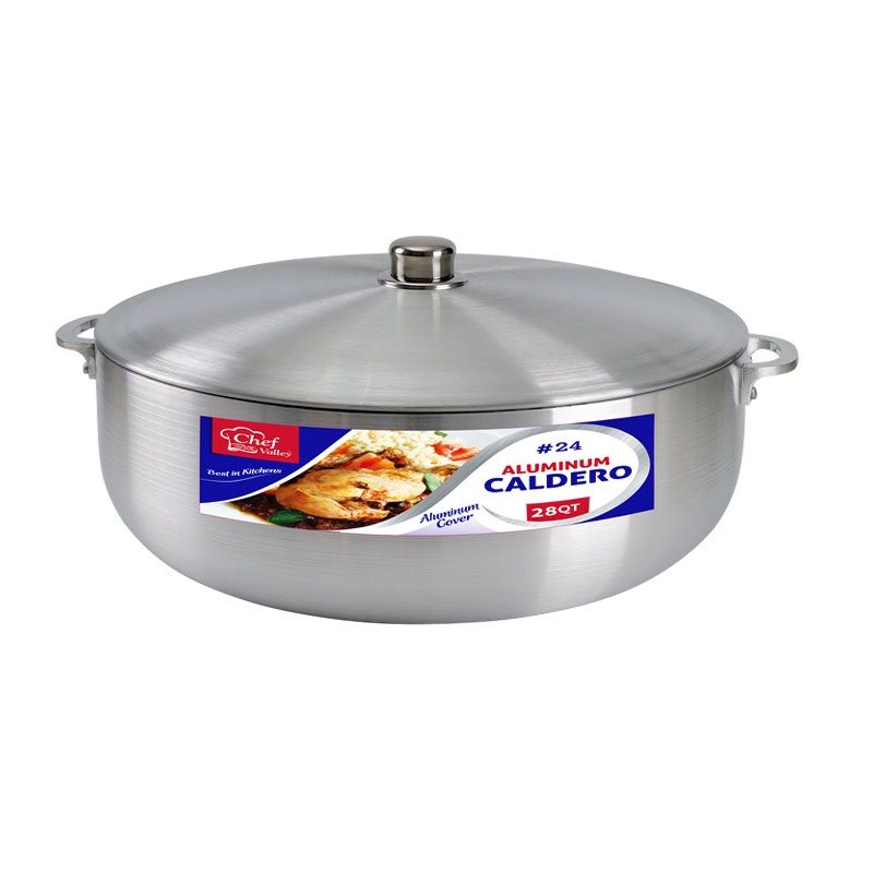 4 Wholesale Alu Lid Caldero H-Duty#22 25qt,48cm - WSD