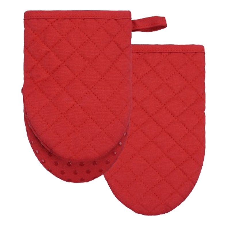 48 Wholesale Prntd Silicone Mini Oven Mitt 5.5"x8" - WSD
