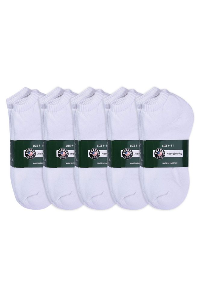 60 Pairs Buruka No Show Sports Socks 10-13 - Men's Diabetic Socks - at ...