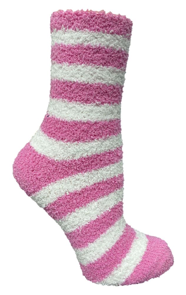 120 Wholesale Yacht & Smith Women's Fuzzy Snuggle Socks , Size 9-11 ...
