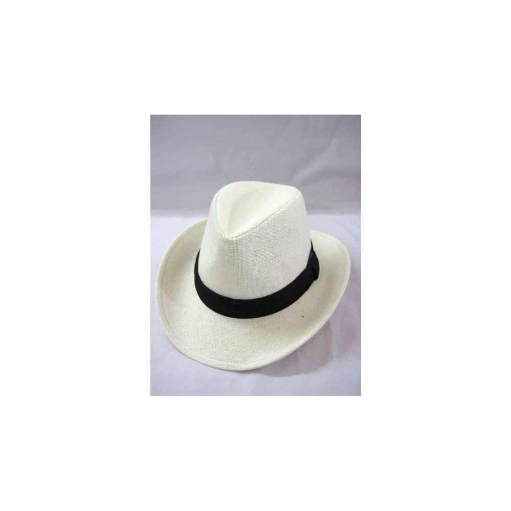 36 Pieces Mens Fashion Fedora Hat In White Color - Fedoras, Driver Caps ...