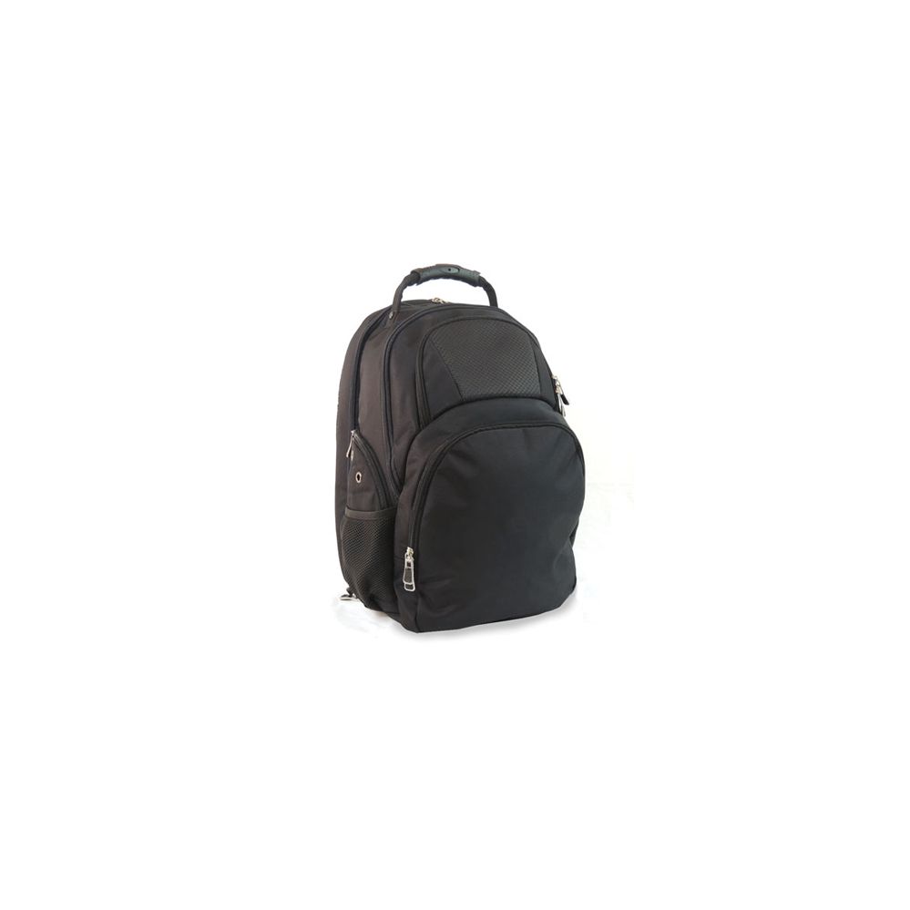 6 Pieces 900 Denier Nylon Commuter Backpack 11" X 4.75" X 17"- Black ...