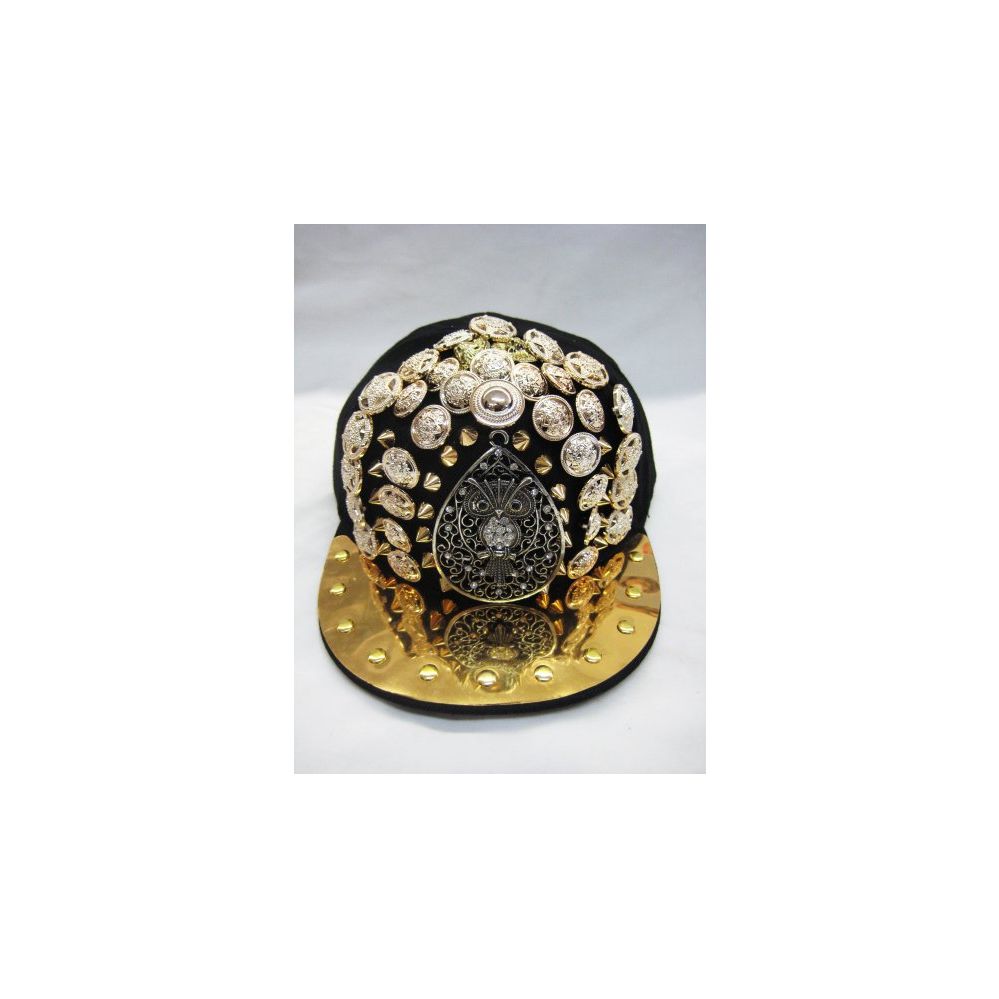 Bulk Gold Brim Baseball Caps - Wholesale Sock Deals