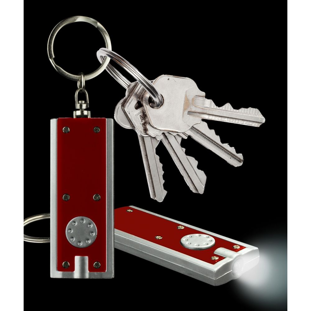 1000 Pieces Led Flat Flashlight Key ChaiN- Red - LED Party Supplies ...