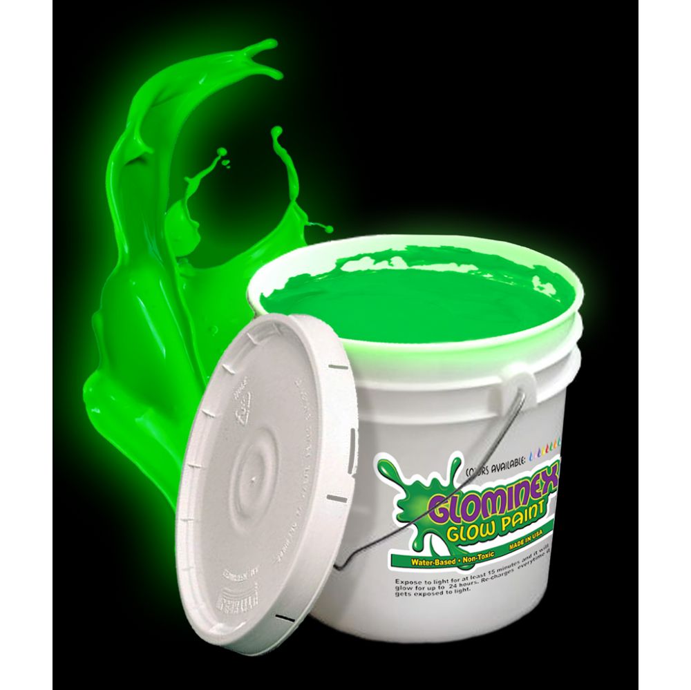 Glominex Glow Paint Gallon - Green - LED Party Supplies - at ...
