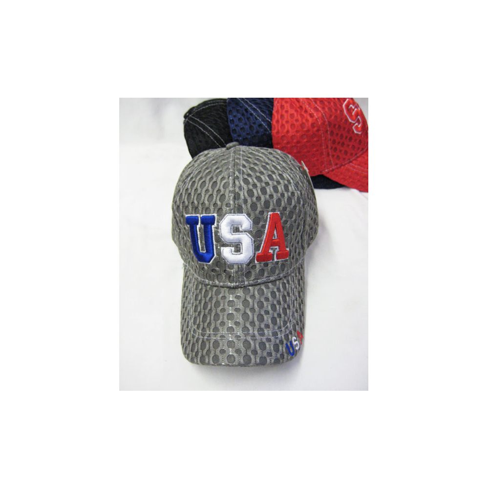 36 Wholesale "usa" Base Ball Cap - WSD