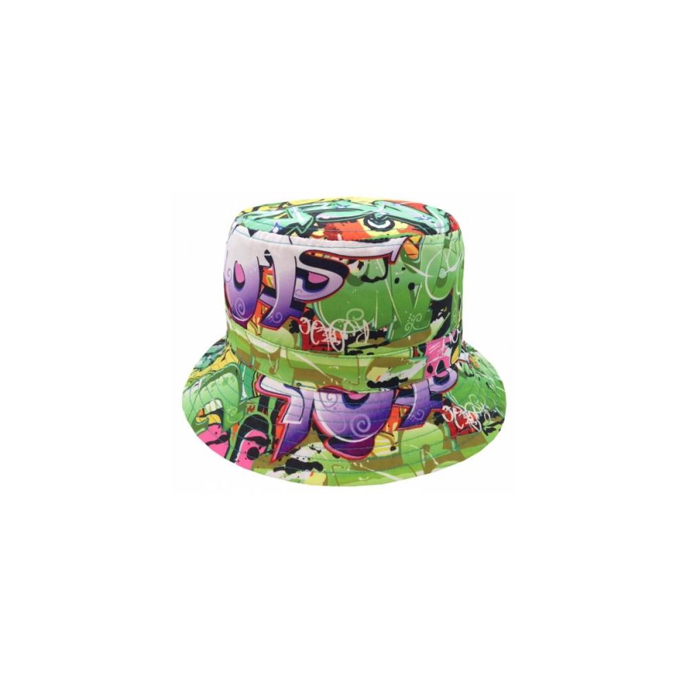 24 Pieces Graffiti Print Bucket Hats In Gold - Bucket Hats - at ...