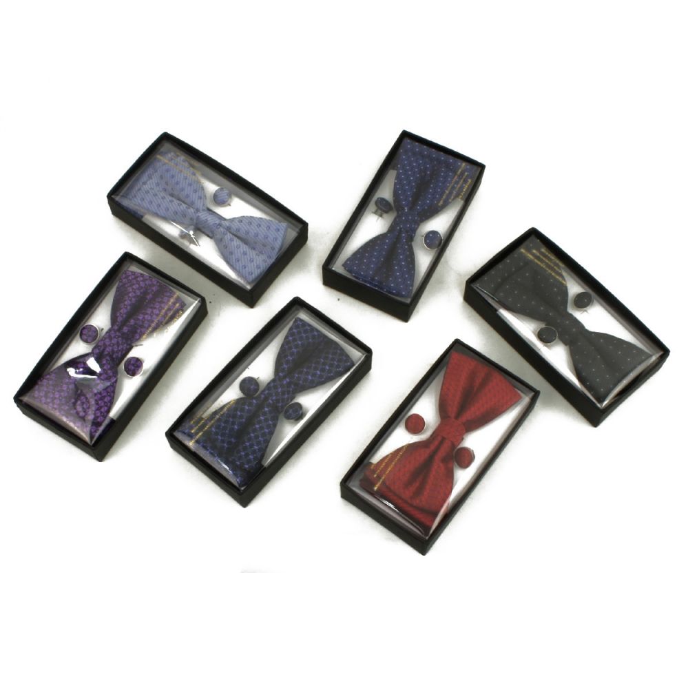 240 Pieces 3 Piece Bow Tie Set In A Nice Presentable Box - Neckties ...