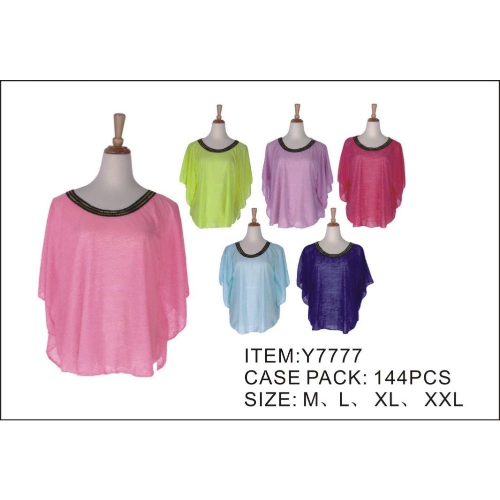 72 Pieces Women's Assorted Color Fashion Tops - Womens Fashion Tops ...