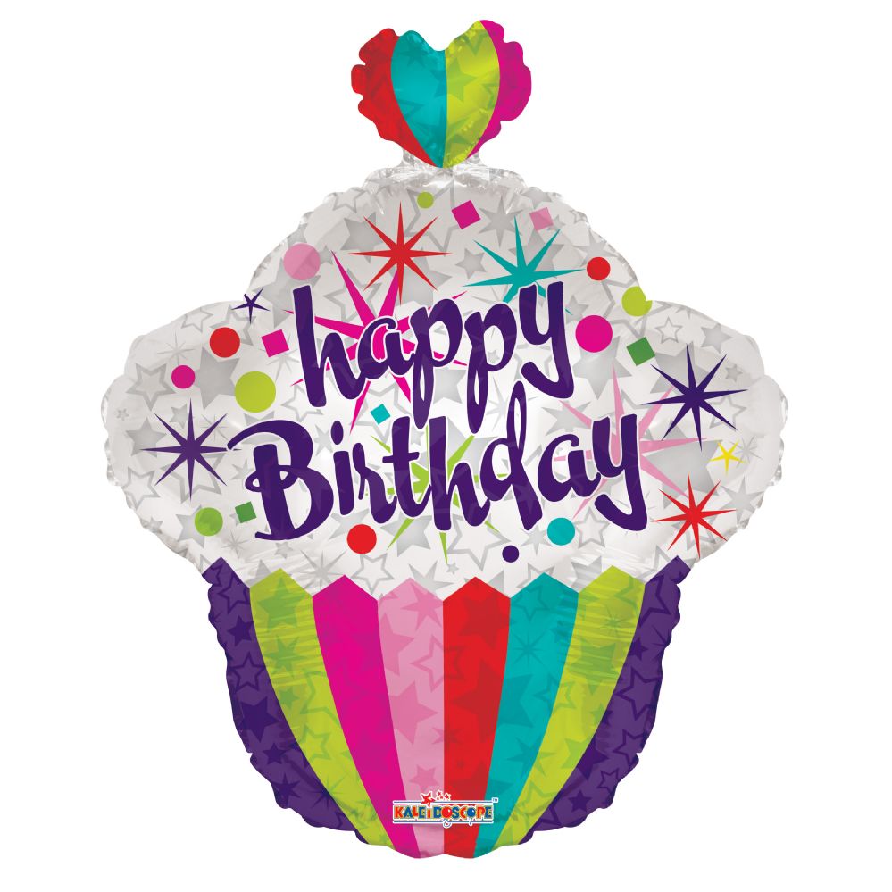 100 Pieces 2-Side 22 inch "happy Birthday" Shaped Balloon - Balloons ...