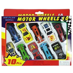 24 Wholesale 10 Piece Die Cast Motor Wheels Sets - WSD