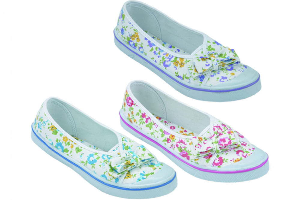 36 Pairs Ladies' Canvas Shoes Assorted Colors - Women's Sneakers - at ...