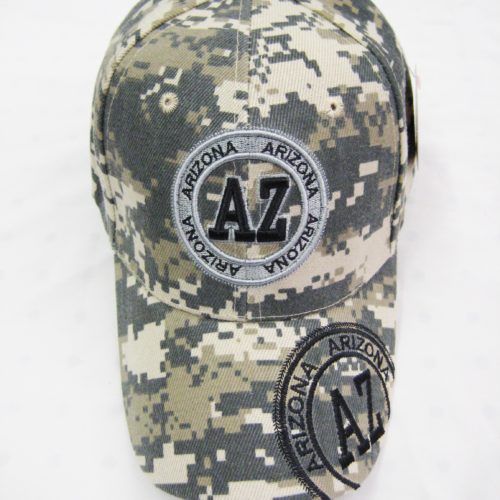 36 Wholesale "arizona" Camo Ball Cap - WSD