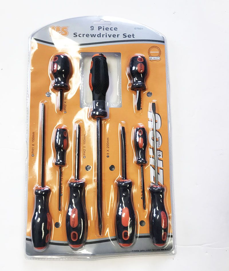 12 Pairs 9 Piece Screwdriver Set - Screwdrivers and Sets - at ...