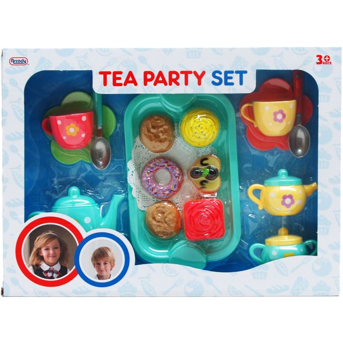 12 Pieces 16pc Tea Party Play Set In Window Box - Toy Sets - at ...