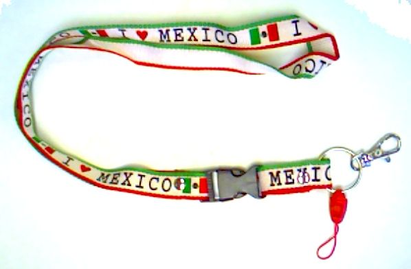 96 Pieces Lanyard Keychain, I Love Mexico - Key Chains - at ...