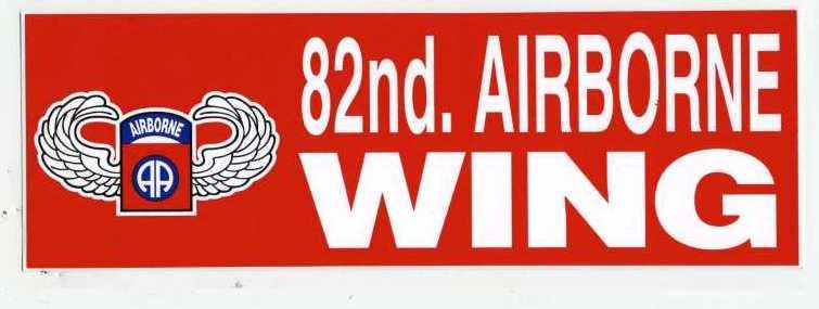 48 Pieces 3" X 9" Decal, 82nd Airborne Wing - Stickers - at ...