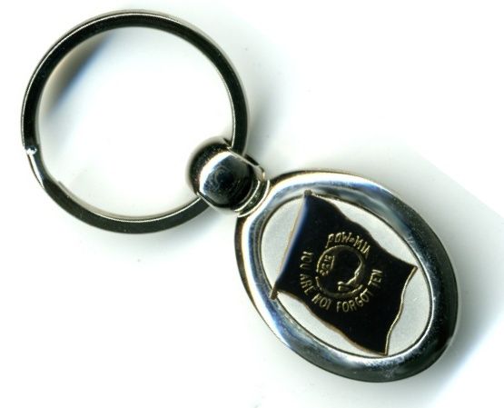 Bulk Oval Heavy Metal Keychain with Brass - Wholesale Sock Deals