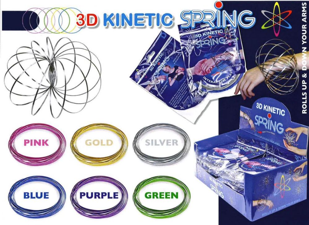 24 Pieces 3d Kinetic Flow Rings - Assorted Colors - Rings - at ...