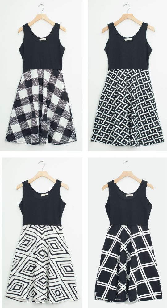 24 Pieces Liverpool Colorblock Midi Assorted - Womens Sundresses ...