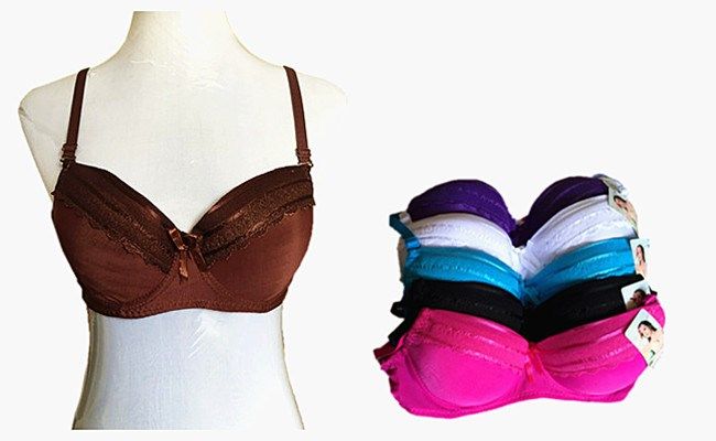180 Pieces Fashion Padded Bras Packed Assorted Colors With Adjustable ...