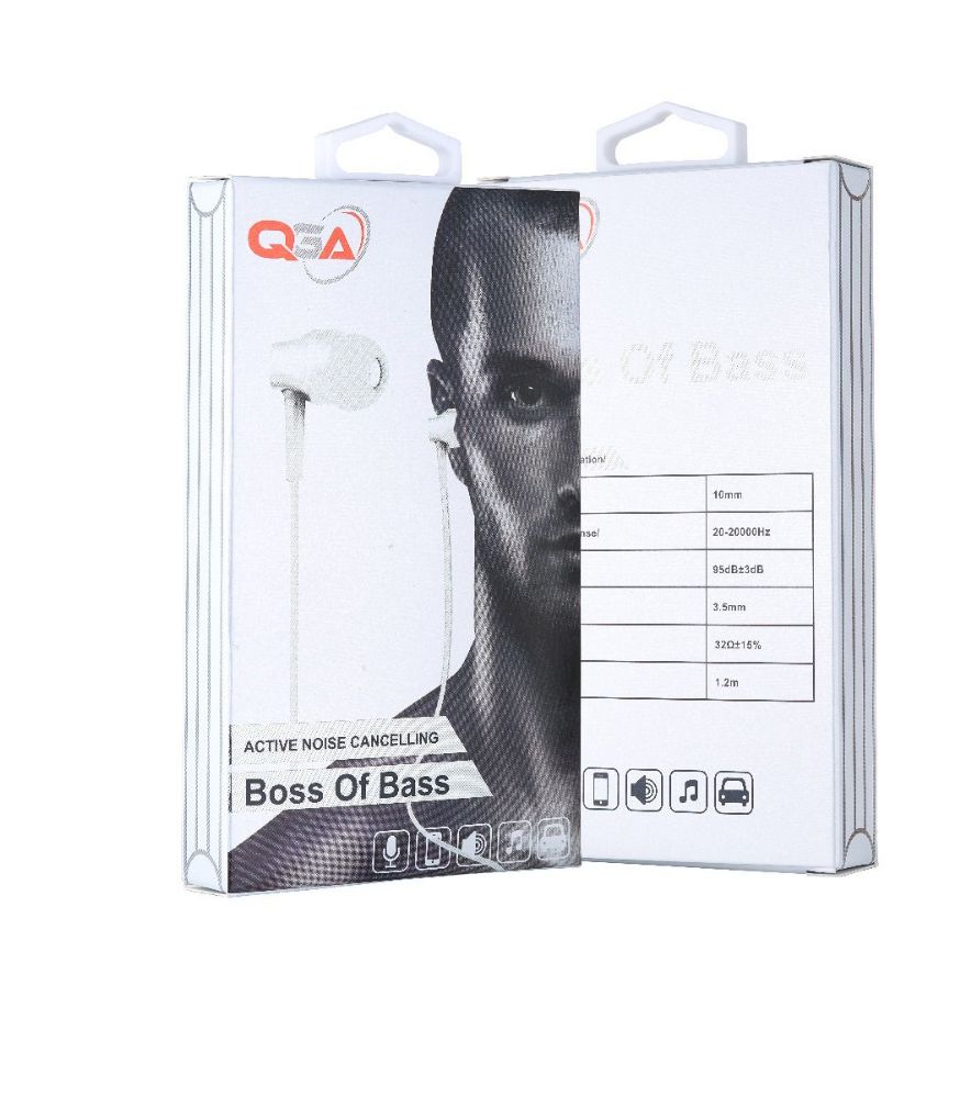 36 Pieces Boss Of Bass White Earbuds - Headphones and Earbuds - at ...