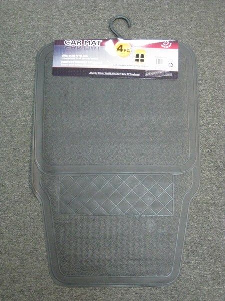 12 Pairs 4 Piece Plastic Car Mat - Auto Accessories - at ...