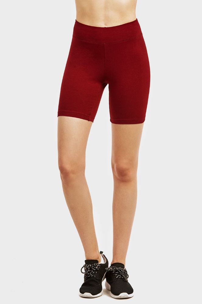 Ladies Cotton 15" OuT-Seam Shorts With Wide Waistband In Size Small ...