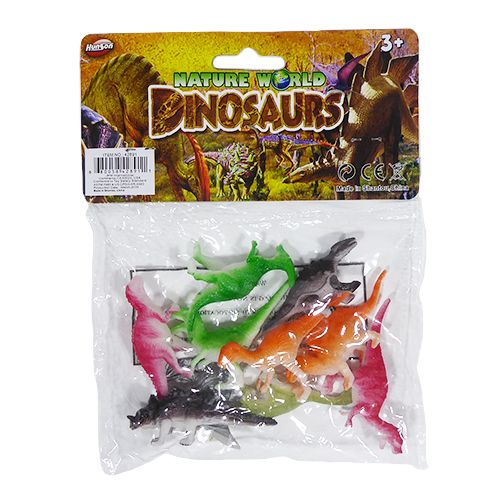48 Pieces Nature World Mini Dinosaurs - Animal & Reptiles - at ...