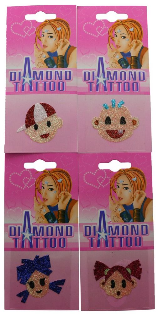 96 Wholesale Temporary Tattoos Assorted Color And Style - WSD